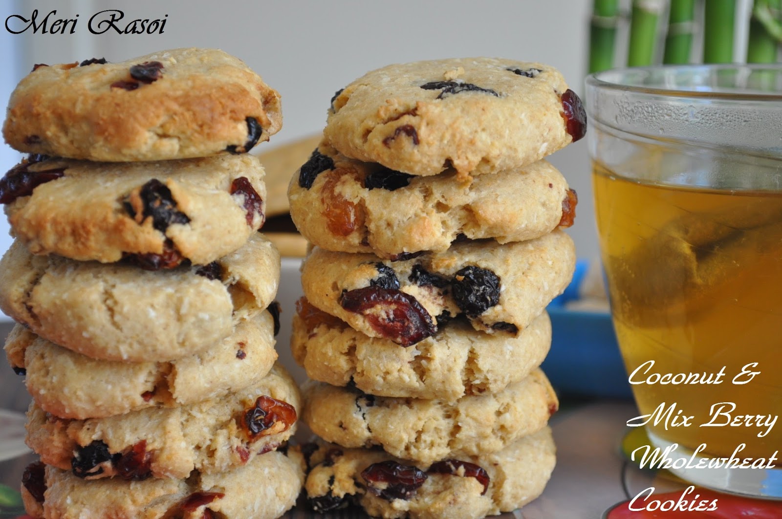 Meri Rasoi - By Saumya Mishra: Coconut and Mix Berries Cookies