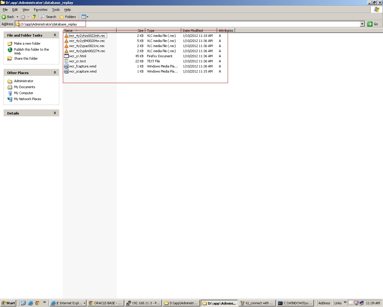 Saugat Chatterjee's Oracle DBA blogs