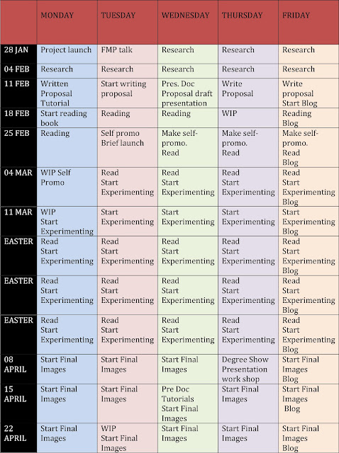 DLM Illustrations: So it Begins! Time Table
