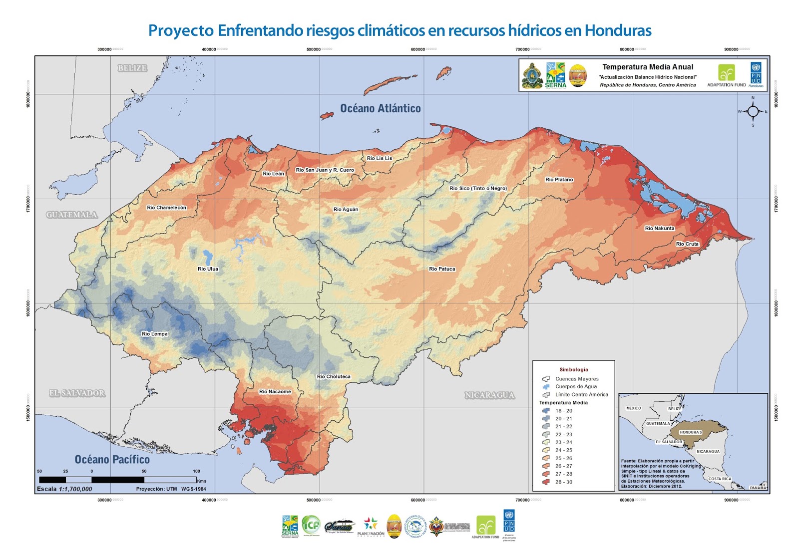 Mapas Geográficos de Honduras