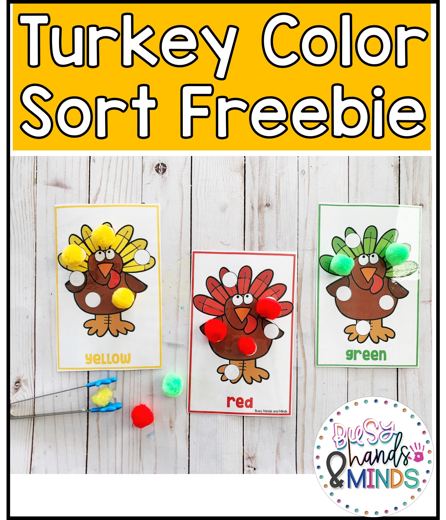 Thanksgiving Preschool Theme | Busy Hands and Minds
