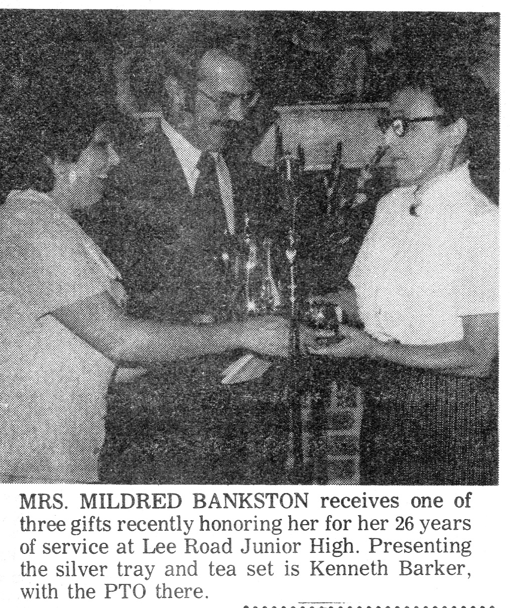 Tammany Family: Mildred Bankston Retires in 1973