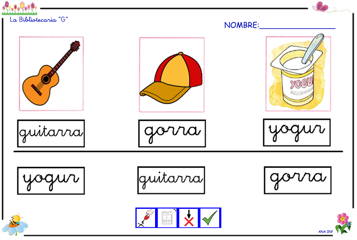 INFANTILES DE ANA V.: LA BIBLIOTECARIA G Y LOS SONIDOS GA, GO , GU, GUE ...