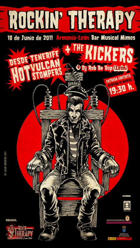 Nano Barbero Art Book: Rockin' Therapy (Rock Therapy Club - León)