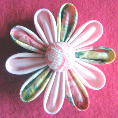 THETINCAT: Fabric Flower Tutorial