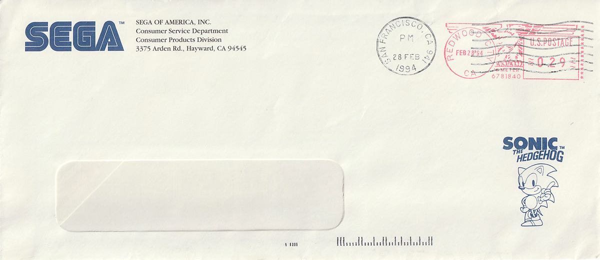 Vault 1541: [YouTube] Letters From Sega