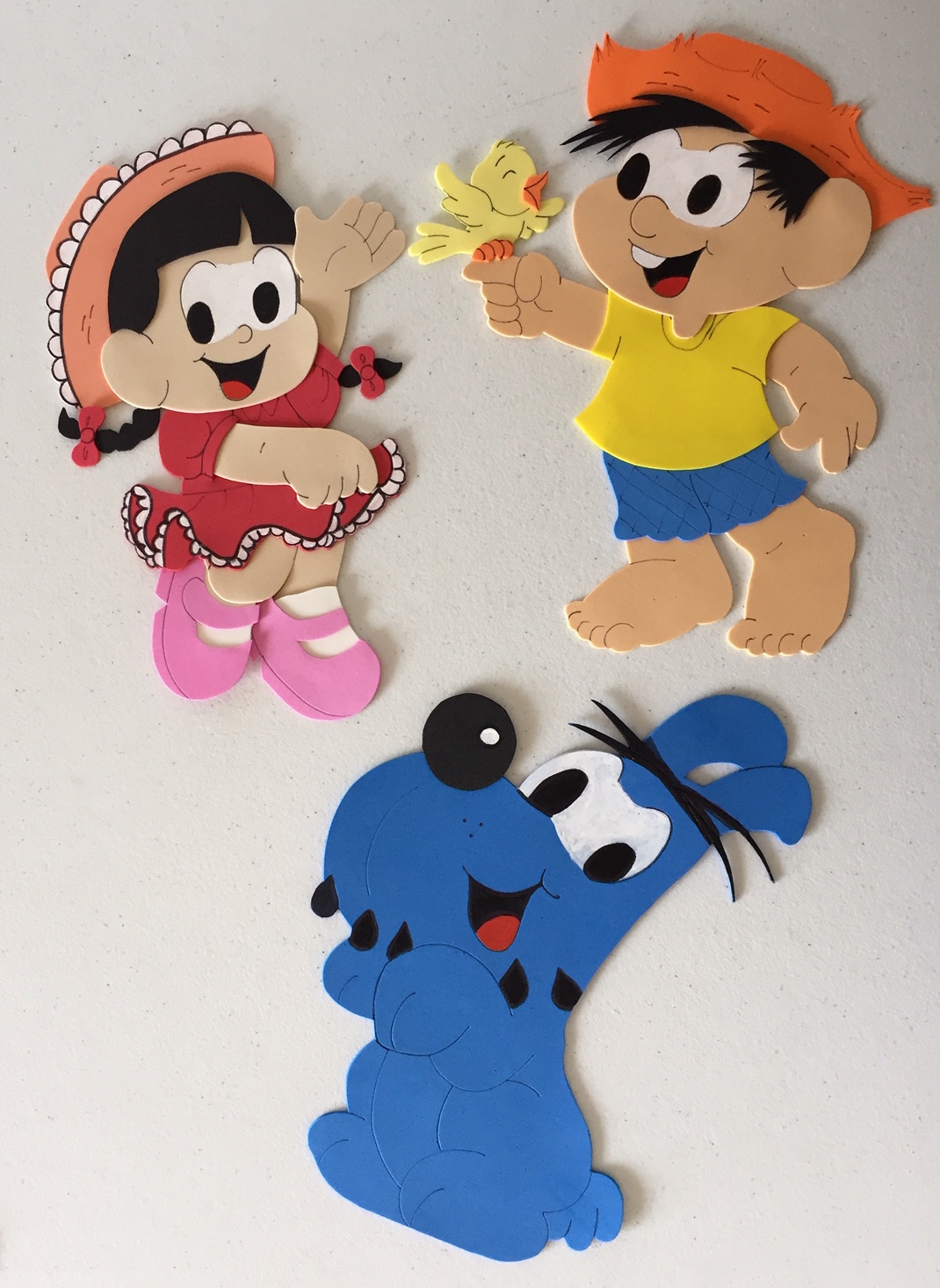 EVA Sob Medida - Artesanato e Moldes: Turma da Mônica em EVA