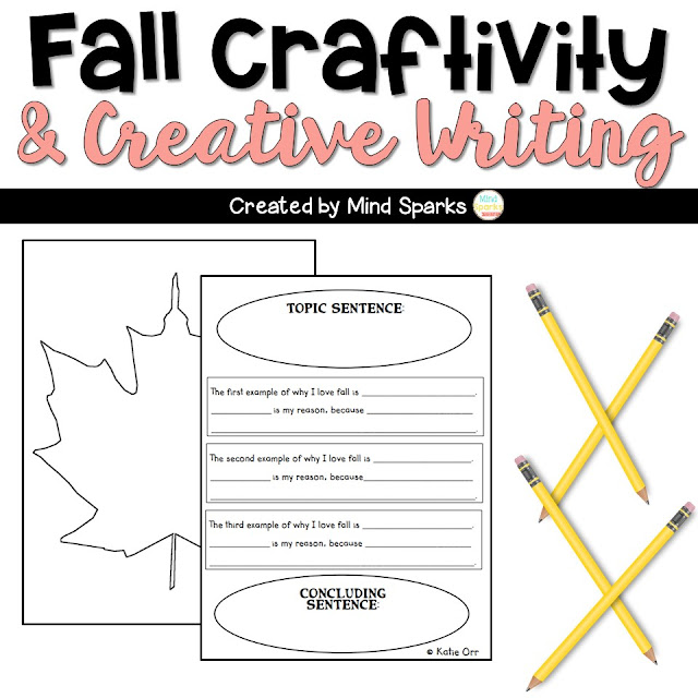 Mind Sparks: Fall Craftivity & Creative Writing (Freebie)