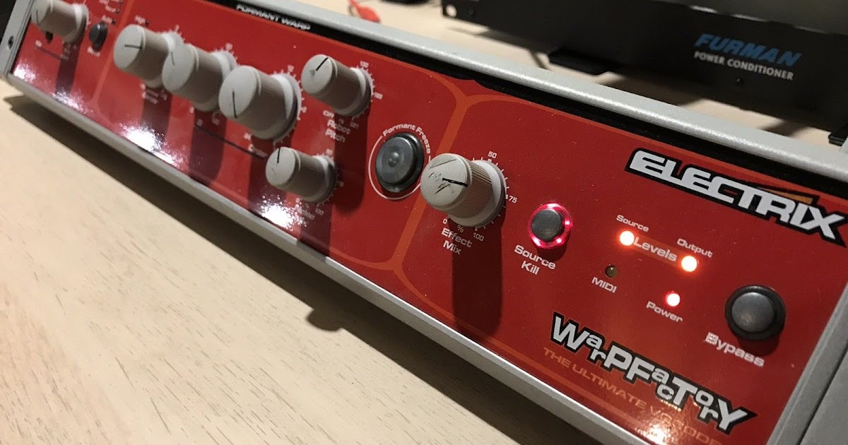 MATRIXSYNTH: Electrix Warp Factory Vocoder