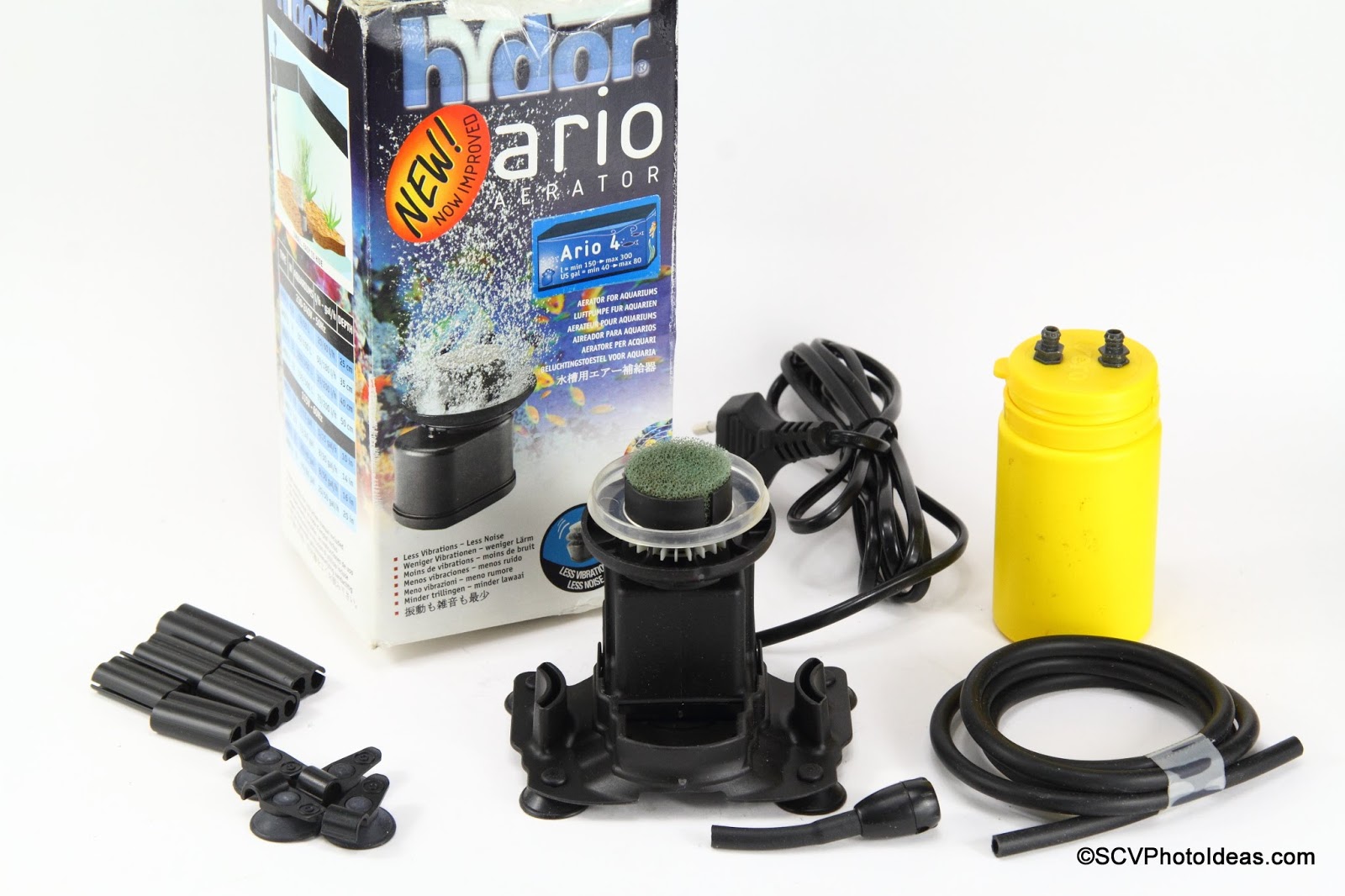 S.C.V. Aquascaping Ideas: Hydor Ario-4 Aquarium Aerator