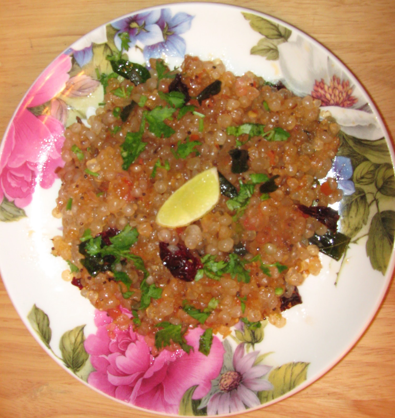 Cook Book: Sabudana or Sago Upma(Tapioca Pearls Breakfast dish)