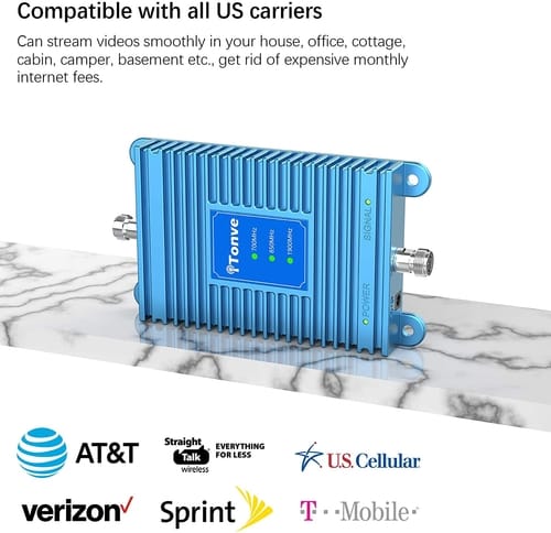 Review Tonve Cell Signal Booster Cell Phone Repeater