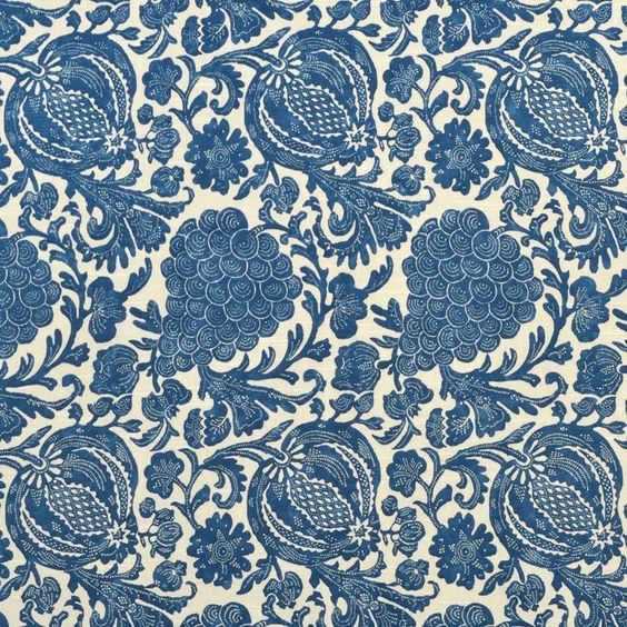 PATTERN PLAY 1: BLUE AND WHITE FLORAL FABRIC | Dimples and Tangles