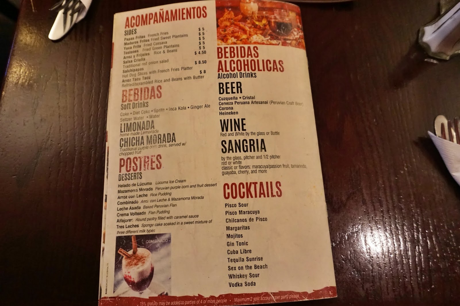 [NYC - Midtown] Riko Peruvian Cuisine