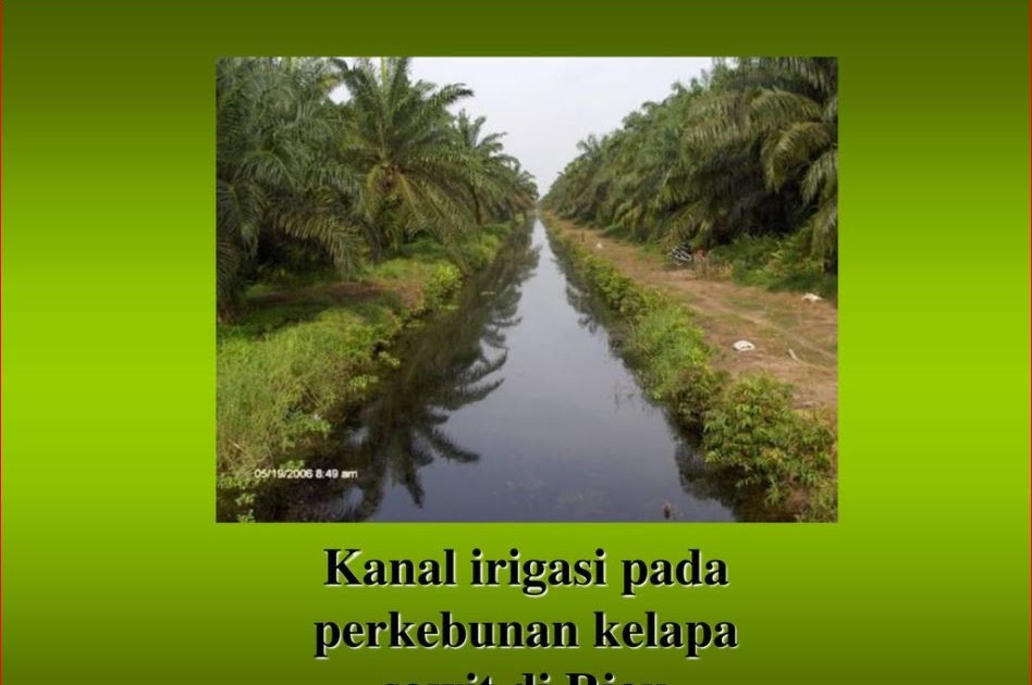 Pengairan Perkebunan Kelapa Sawit ~ BLOG PRODUKTIF ATP & APHP