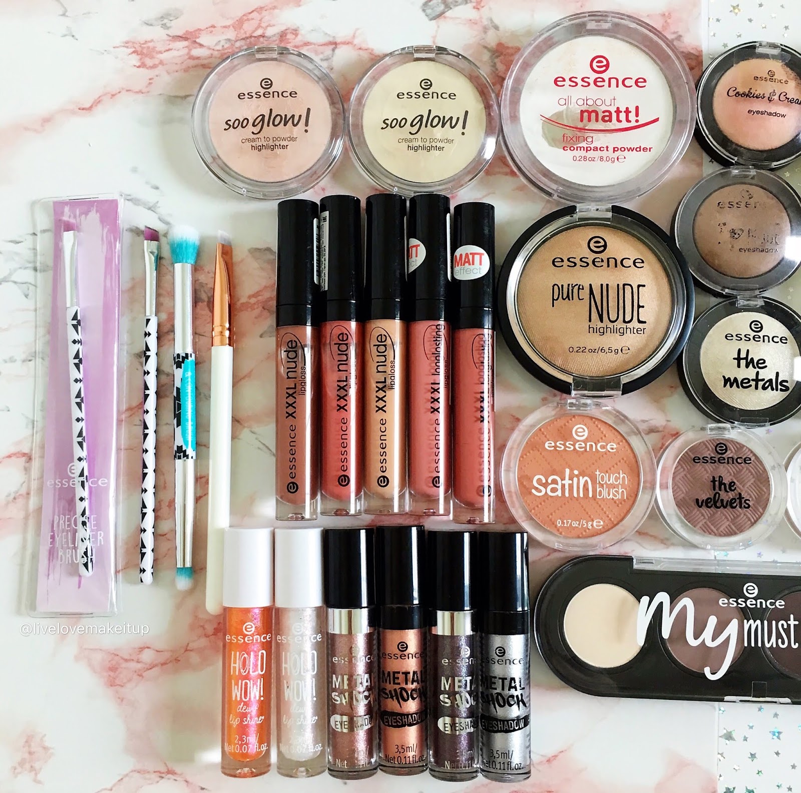 How To Glow: Essence Cosmetics Makeup Collection: swatches and lots of ...