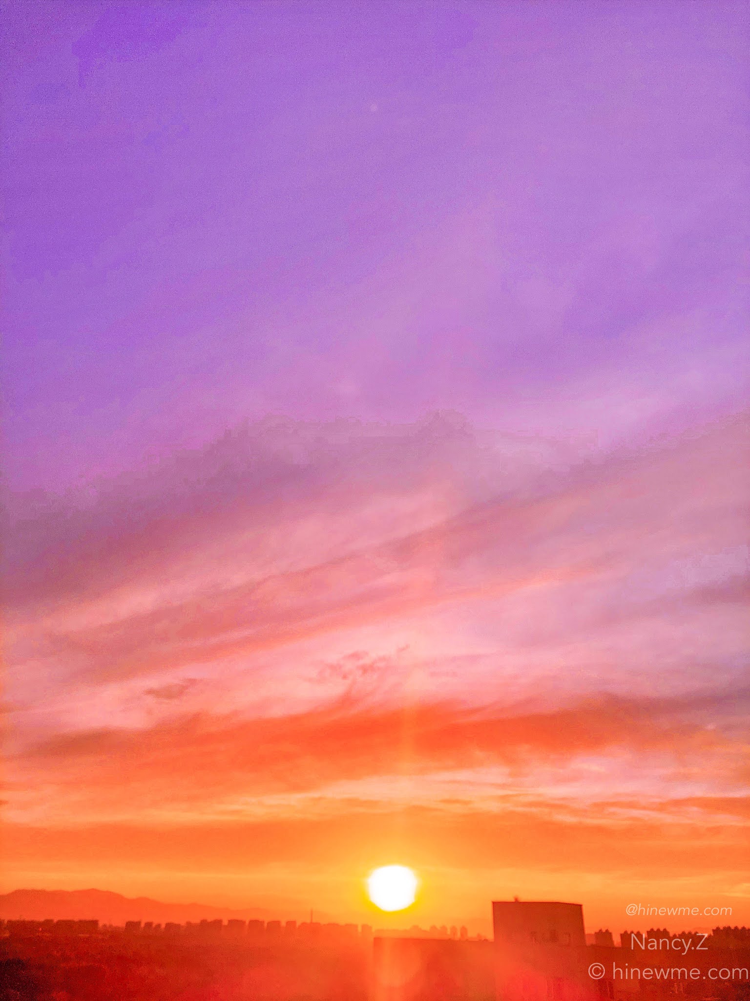 12HD sunset mobile phone background photograph pictures