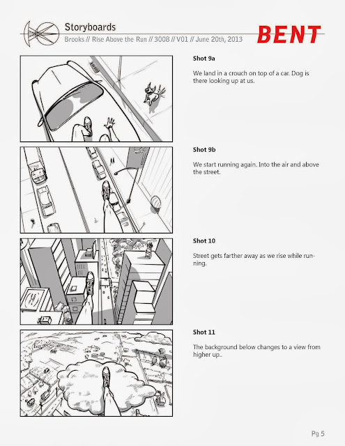 ANIMORGAN, LLC.: "Rise Above the Run" -- Storyboards