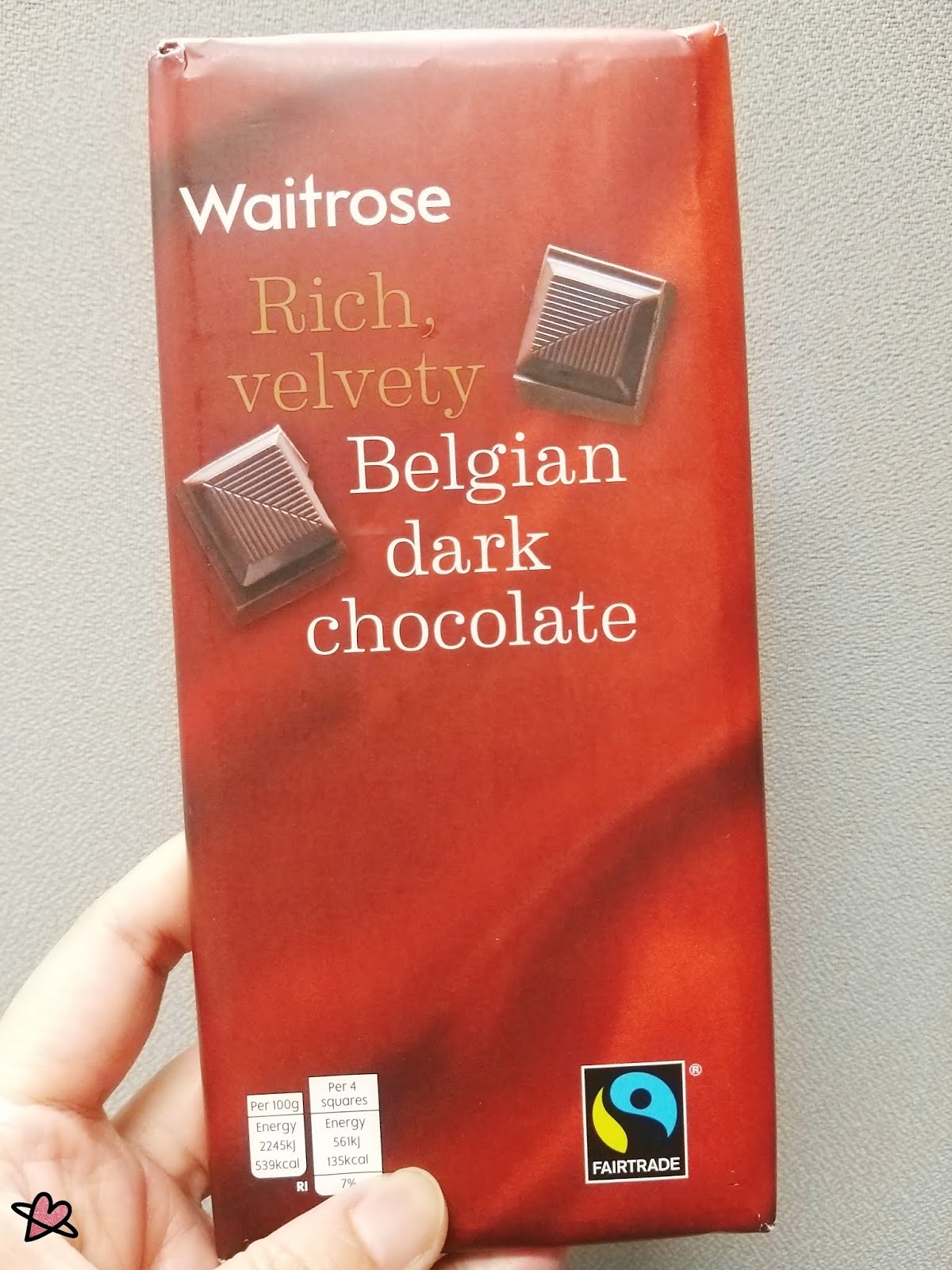 Olivary Olio: Waitrose Dark Chocolate