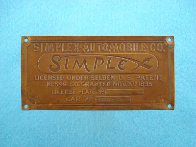 American Auto Emblems: SIMPLEX/CRANE-SIMPLEX