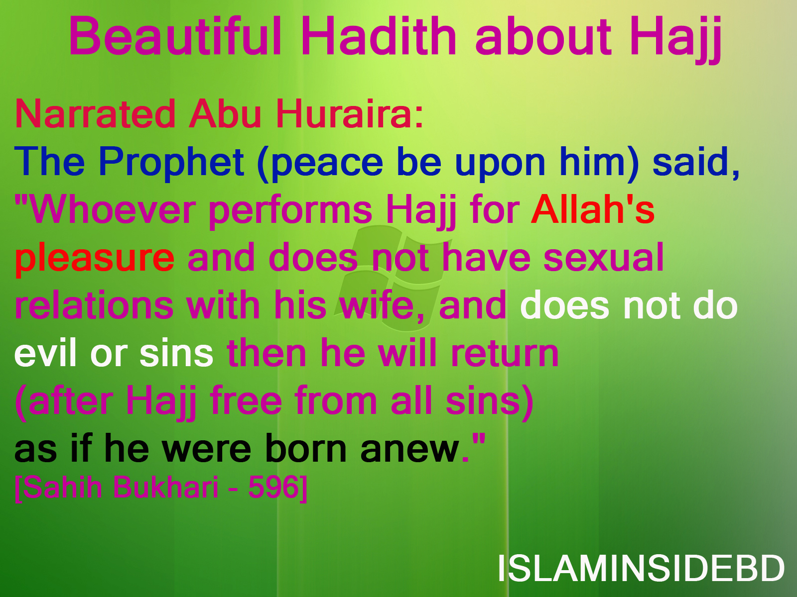 Islam Inside: Beautiful Islamic Quotes |Today's Hadith