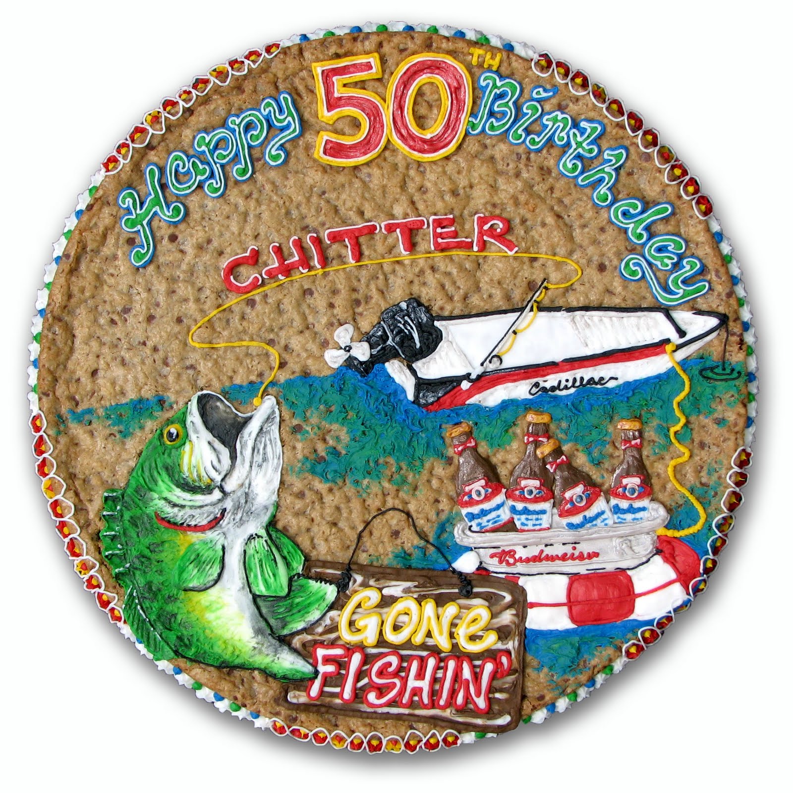 Jennifer's Custom Cookies: 50th Birthday Cookies
