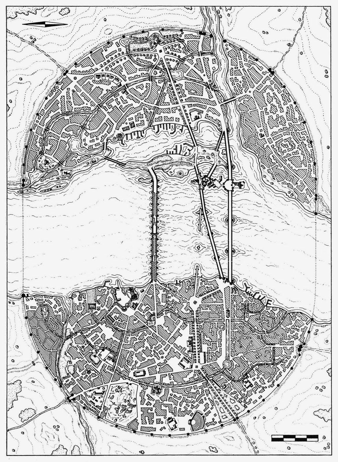 Akratic Wizardry: Evocative MERP City Maps