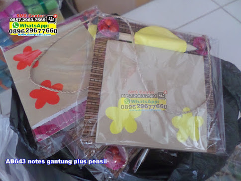 Notes Gantung Plus Pensil | Souvenir Pernikahan