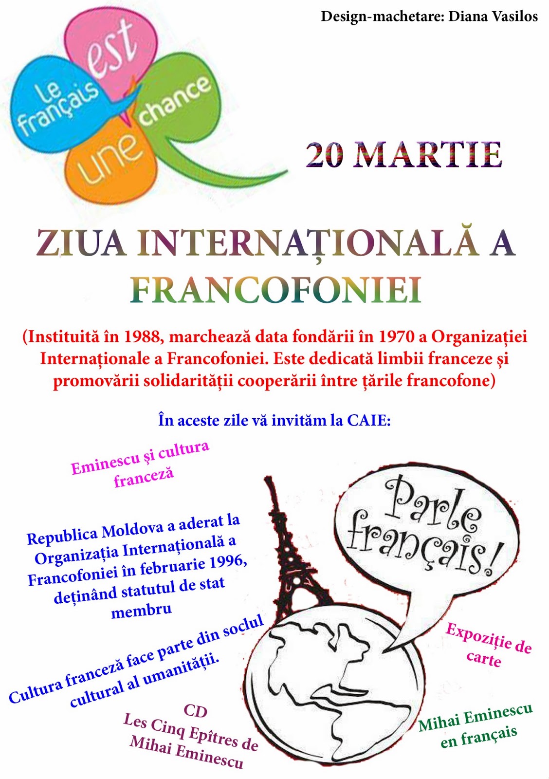 ORA POVEŞTILOR: ZIUA INTERNAȚIONALĂ A FRANCOFONIEI