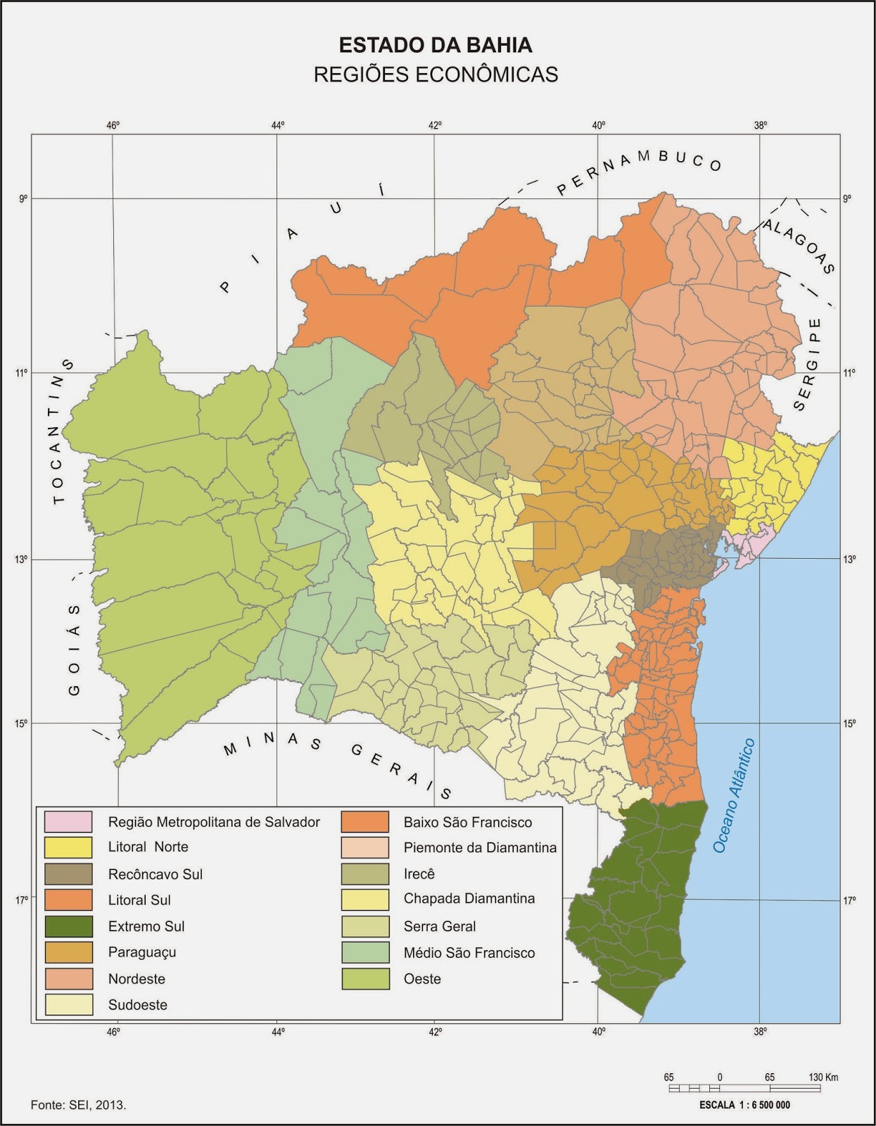 .: ESTADO DA BAHIA: MICRORREGIÕES FISIOGRÁFICAS, HOMOGÊNEAS ...