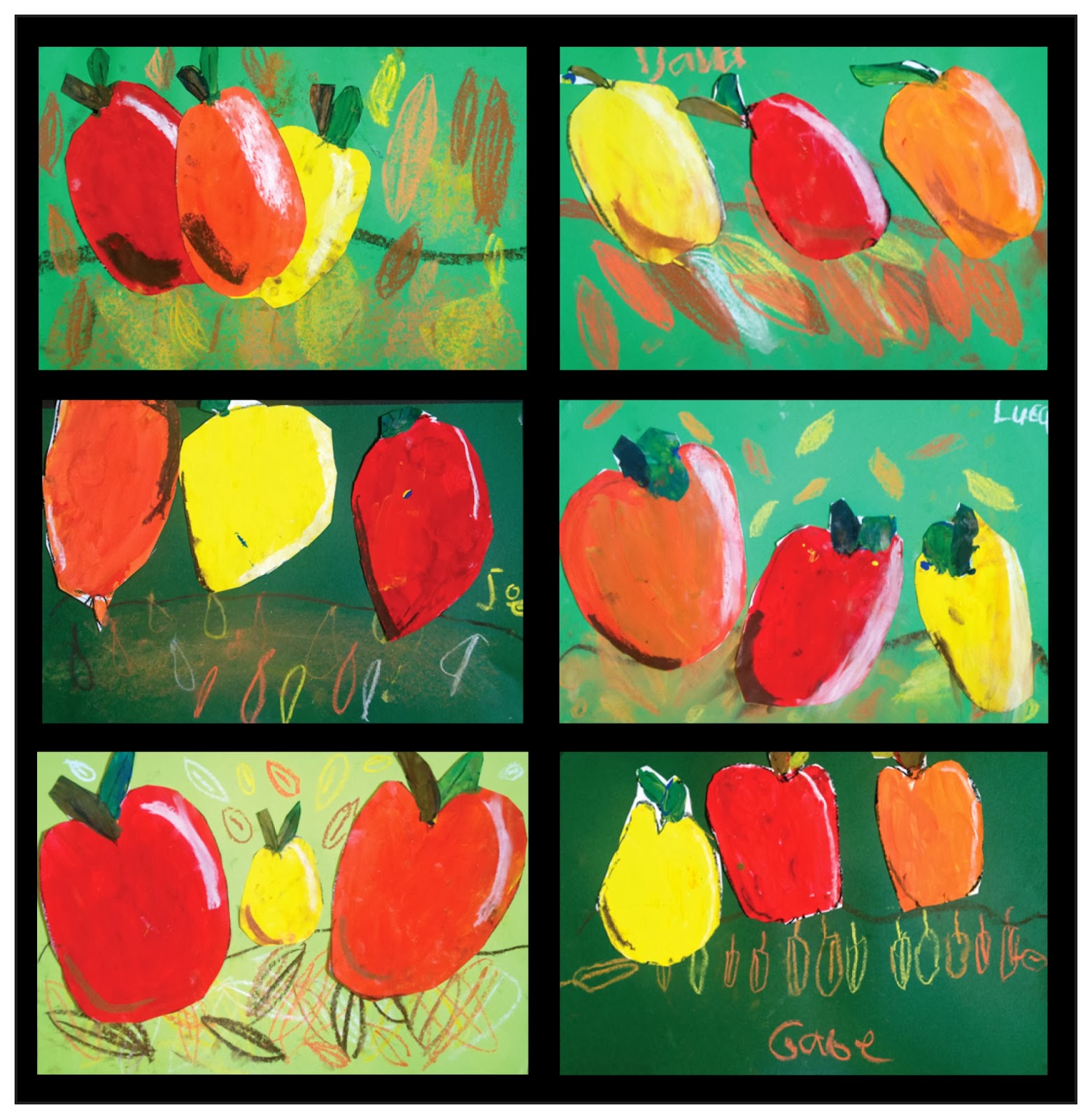 St. Mary's Art Room: 2nd Grade Apple Art
