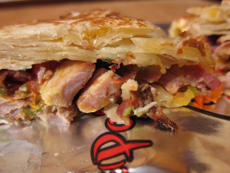 Review: El Pollo Loco - Chicken, Bacon & Guacamole Stuffed Quesadilla ...