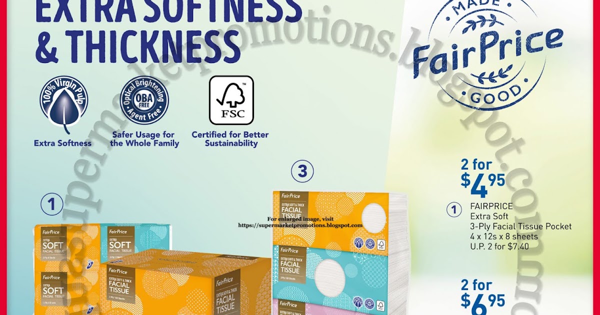 NTUC FairPrice Facial Tissue Promotion 16 - 29 October 2020 ...