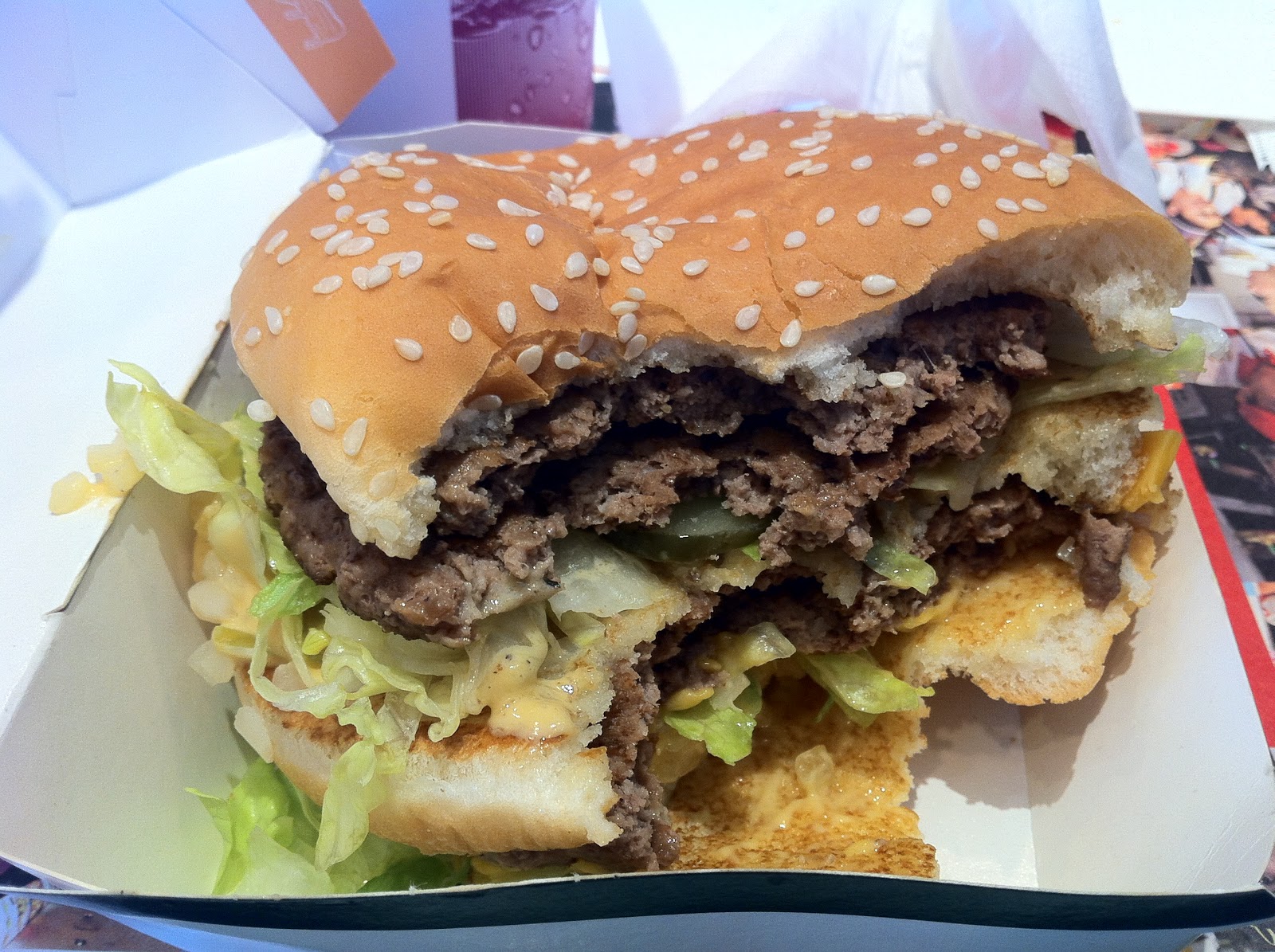 The Japan! Japan! Blog: Bento! #213: McDonald's Japan's Mega Mac