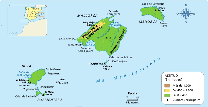 APRENDIENDO JUNTOS: EL RELIEVE DE LAS ISLAS