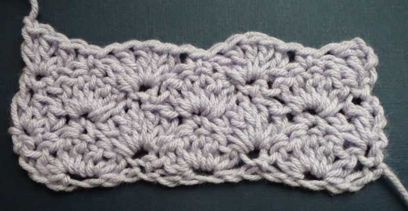 KatsCrafting: Shell or Scallop Stitch