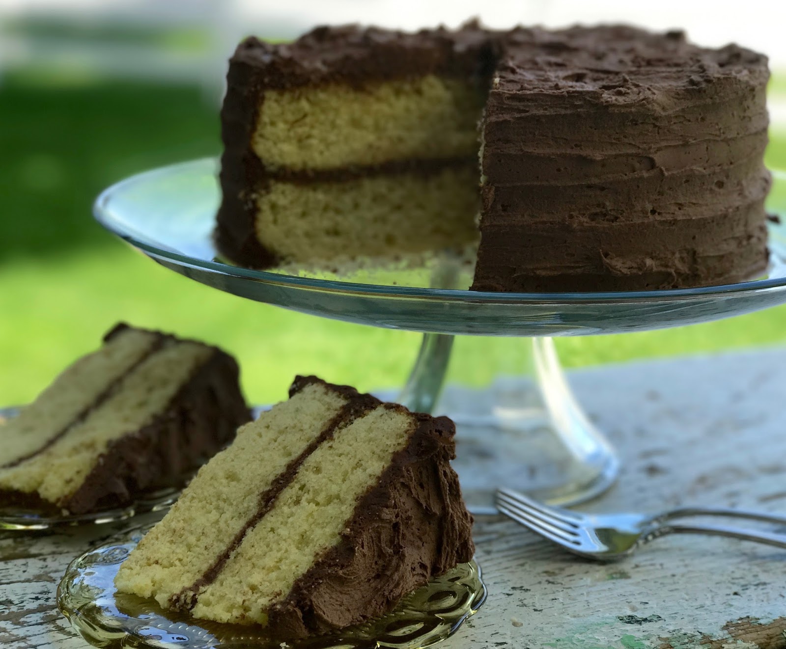 Mennonite Girls Can Cook: Yellow Butter Cake with Chocolate Frosting