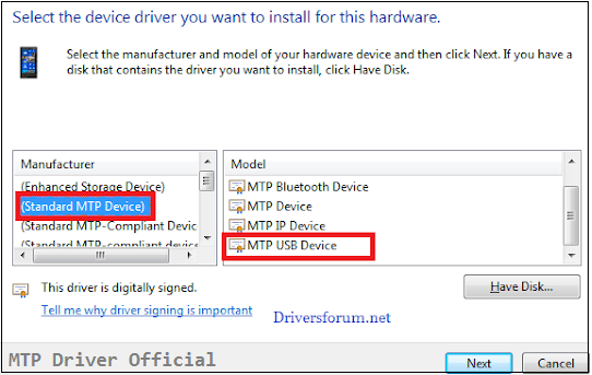 MTP Driver Download Latest Version 2022 - MTP Driver Download