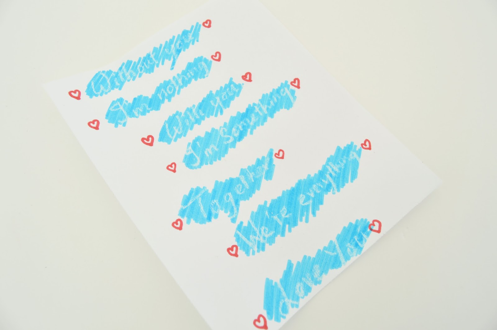 Vikalpah: DIY Invisible Letter Card for Valentine's day