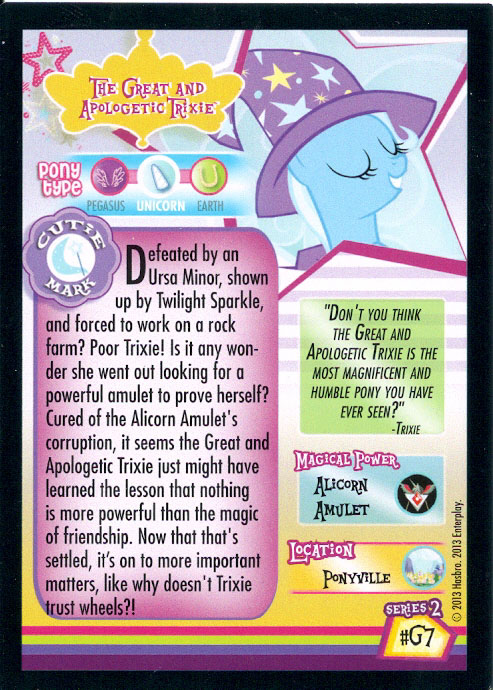 MLP Database Search: "Trixie" | MLP Merch