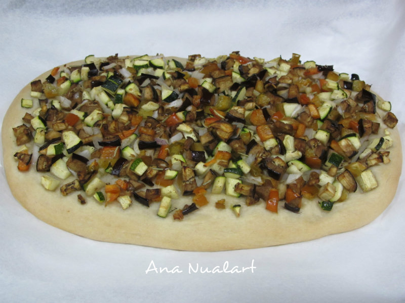 La cocinera de Bétulo: COCA DE RECAPTE CON VERDURAS