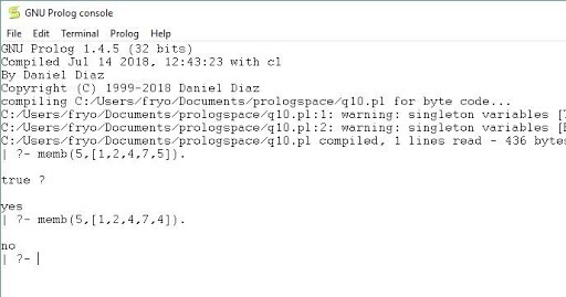 CskeCode: Write a Prolog program to implement memb(X, L): to check ... CskeCode: Write a Prolog program to implement memb(X, L): to check ...