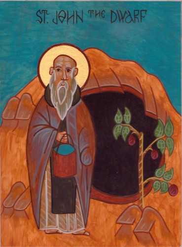 St. John the Dwarf | I am like a man sitting under a great tree, who ...