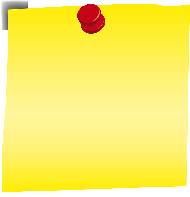 Free Clip Art, Immagini & Disegni.: Icona Post It.