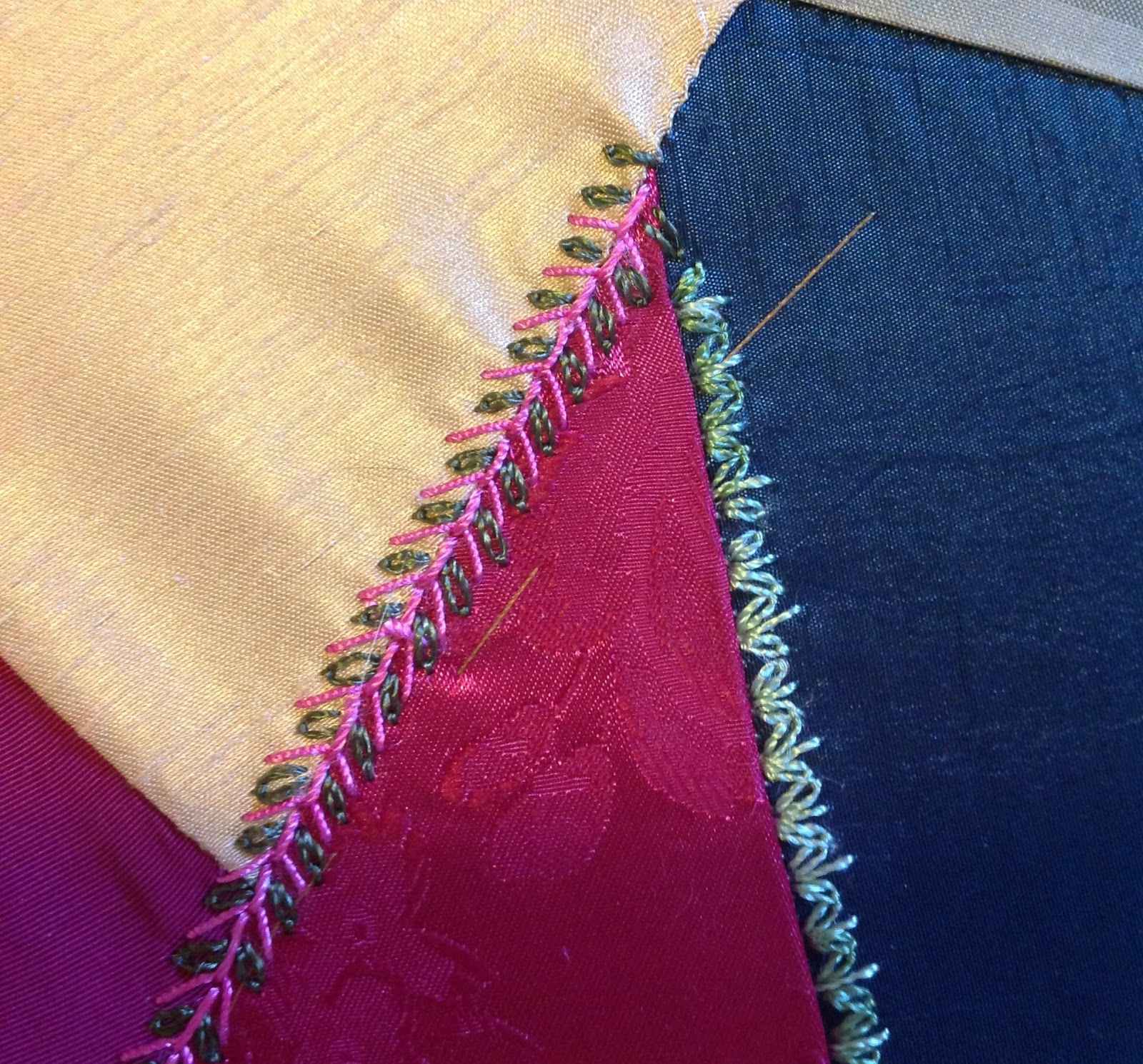 Threading Along: Stitching together--pumpkin class