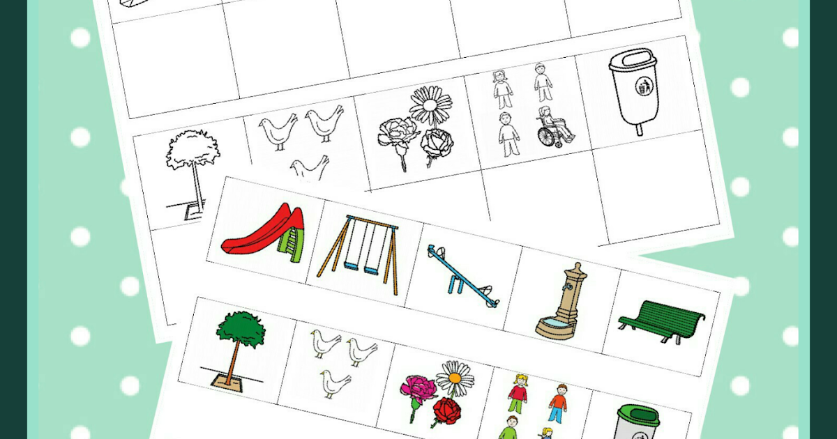 EN EL AULA DE APOYO: VOCABULARIO: En el parque