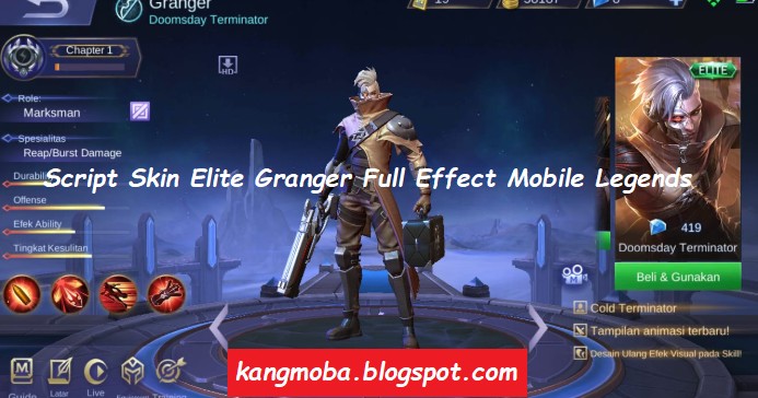 Download Script Skin Elite Granger Mobile Legends Patch Terbaru ...