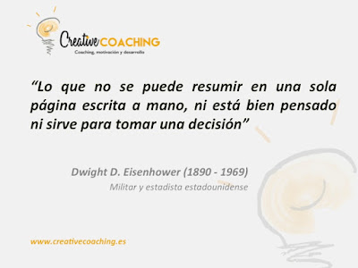 Creative Coaching: El poder de la concisión