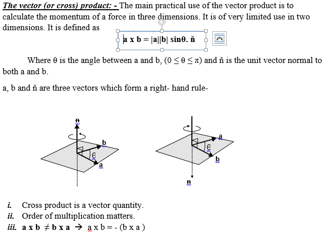 Vector Cross Product Vector Cross Product