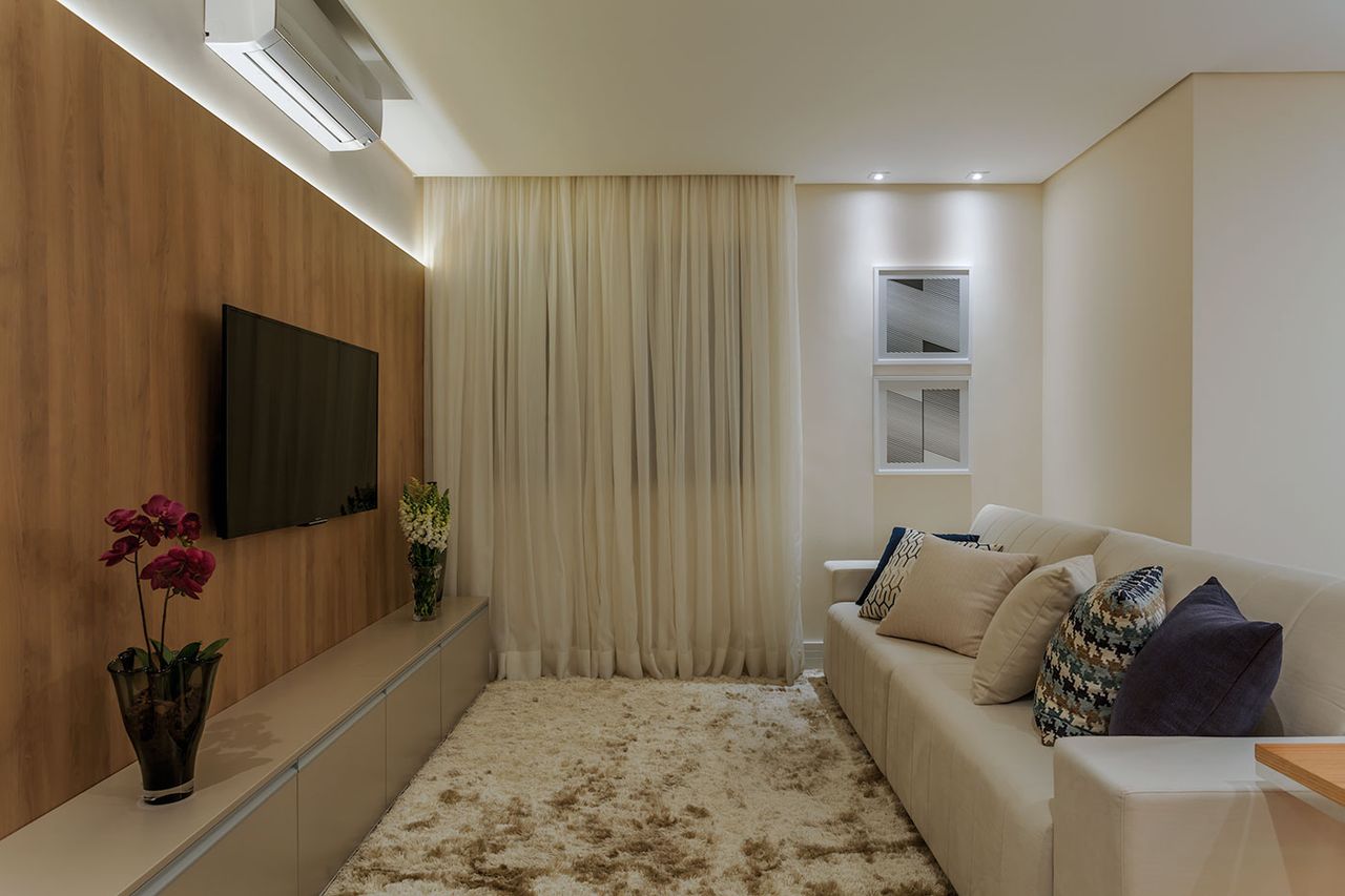 Decoração: Rack com painel para salas - Jeito de Casa - Blog de ...